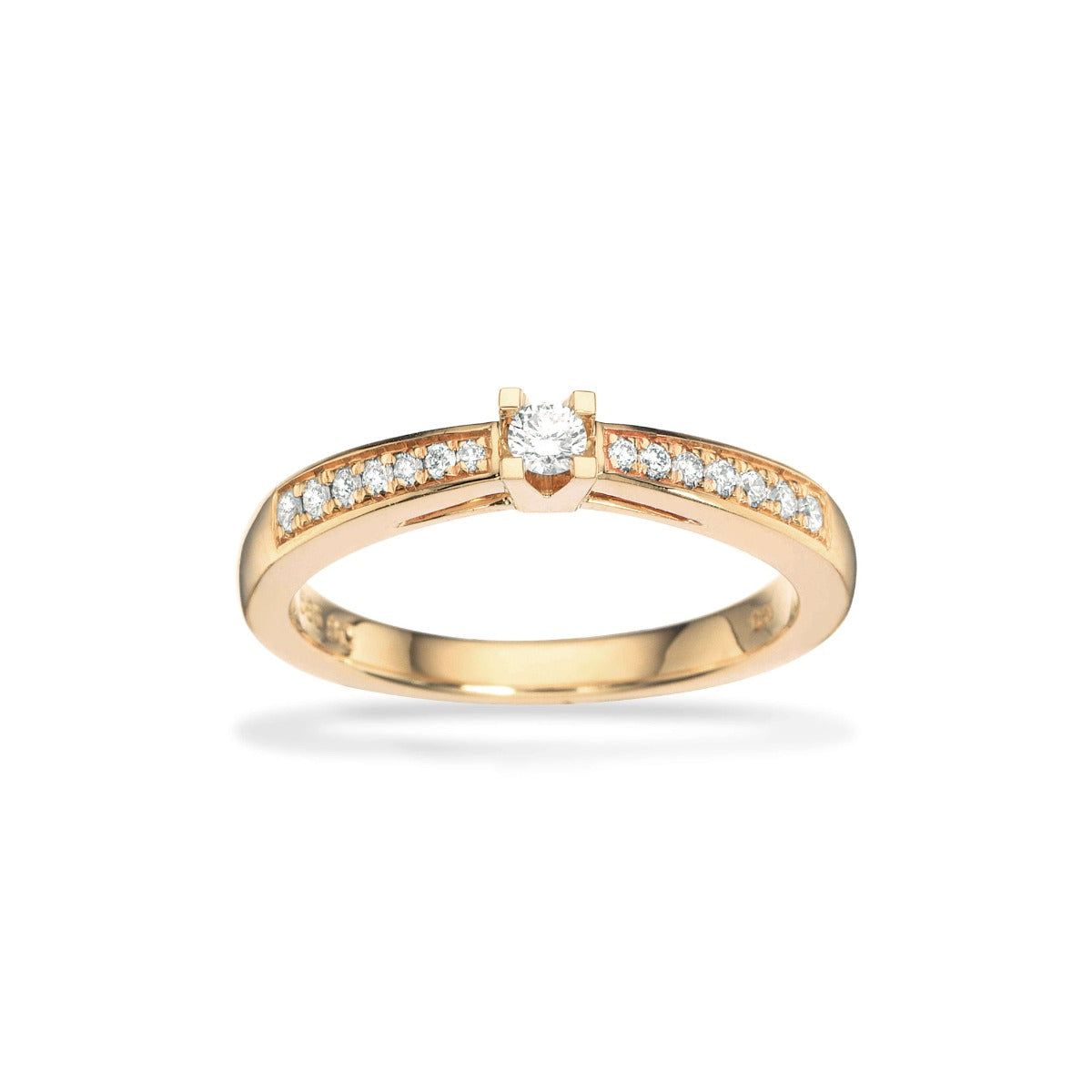 Scrouples 14 kt Kleopatra Queen Guldring med Brillanter - Guld Design